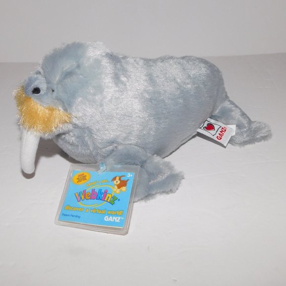 GANZ | Toys | Ganz Webkinz Retired Walrus Hm322 Plush W Sealed Unused Code Stuffed Toy New ...